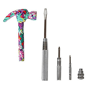 Home-X 6 in 1 Floral Hammer and Screwdriver Tool