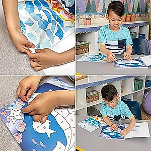 Teacher Created Resources Ocean Life Modern Mosaics Stick to The Numbers