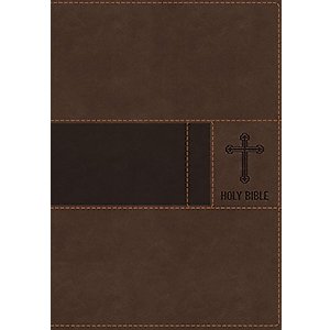 NIV, Gift Bible, Leathersoft, Brown, Red Letter Edition