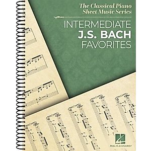 Intermediate J.S. Bach Favorites - The Classical Piano Sheet Music Series