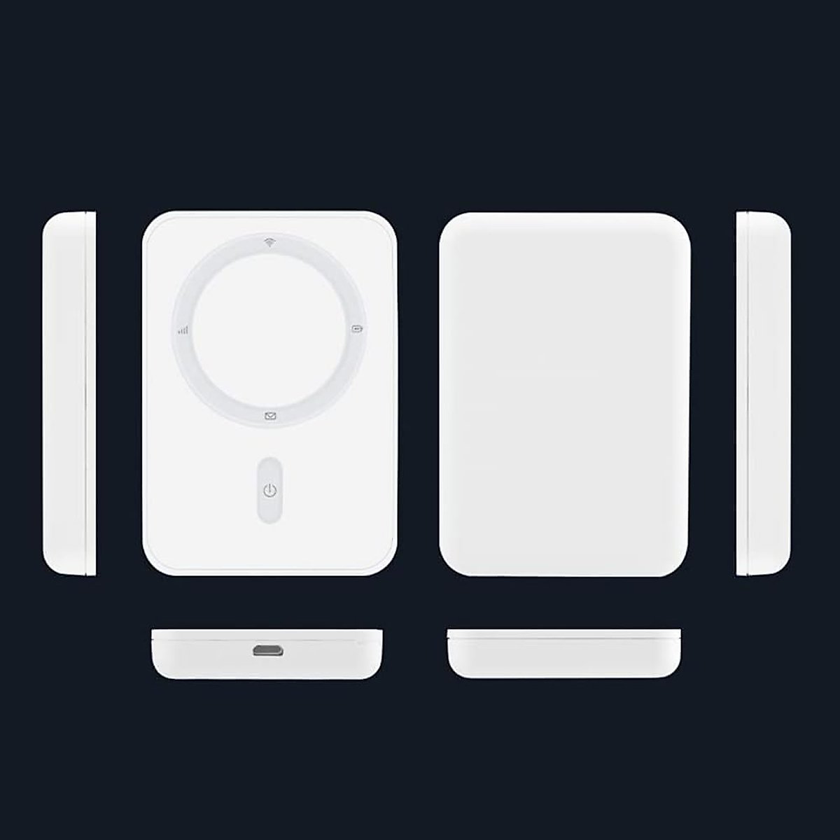 WDINLY Portable WiFi Hotspot Device for Travel, Unlocked Mobile WiFi Hotspot Router with SIM Card Slot, Supports B2/B4/B5/B12/B17 Networks, Includes 2GB Data for 30 Days, Compatible with AT&T T-Mobile