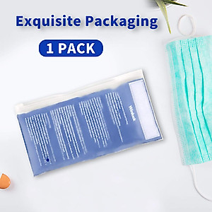 Gel Ice Packs for Injuries- Adjustable Wrap for Pain Relief Ice Pack+Heat Pack ， Non-Toxic Smooth Reusable, Support Rehabilitation, Flexible Therapy - Shoulder, Back, Knee, Neck, Ankle, Jaw & More,