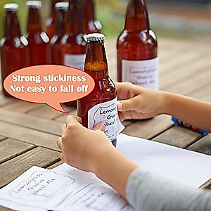 Custom Stickers Personalized Labels, JOVELLO Circle Custom Labels Stickers for Business, Logo, Office, Parties, etc - PVC Waterproof Material Labels (Circle)