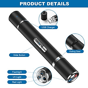 Cowjag Laser Pointer, Cat Laser Toy, Long Range 7 Modes Lazer Projection Playpen for Indoor, Dog and Kitten Outdoor Pet Chaser Tease Stick Training Exercise, USB Recharge