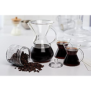 Chemex Pour-Over Glass Coffeemaker - Glass Handle Series - 10-Cup - Exclusive Packaging