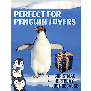 Onebttl Penguin Gifts for Women Teens, Penguin Tumbler for Penguin Lovers on Birthday, Mother's Day, Cute 20 oz Insulated Stainless Steel Tumbler with Lid and Straw - Glitter Cute Penguin