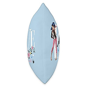 Miraculous Ladybug Charming Paris Love Marinette Throw Pillow, 16x16, Multicolor