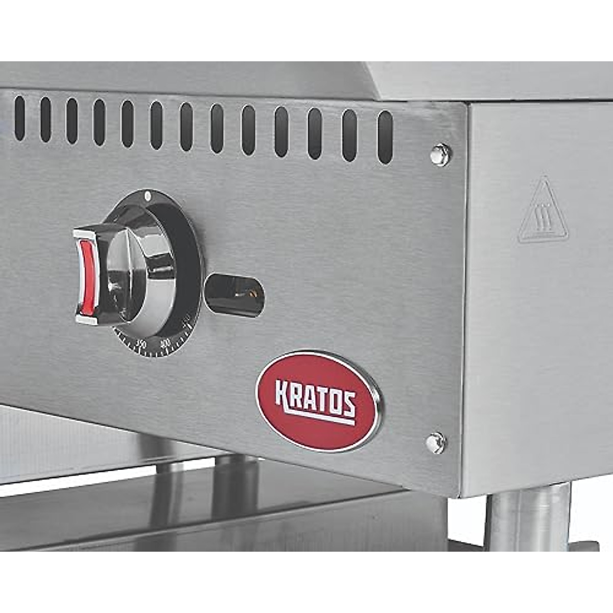 Kratos 29Y-008 36" Commercial Restaurant Gas Countertop Griddle, Thermostatic Controls, 3 Burners, 90,000 BTU Output