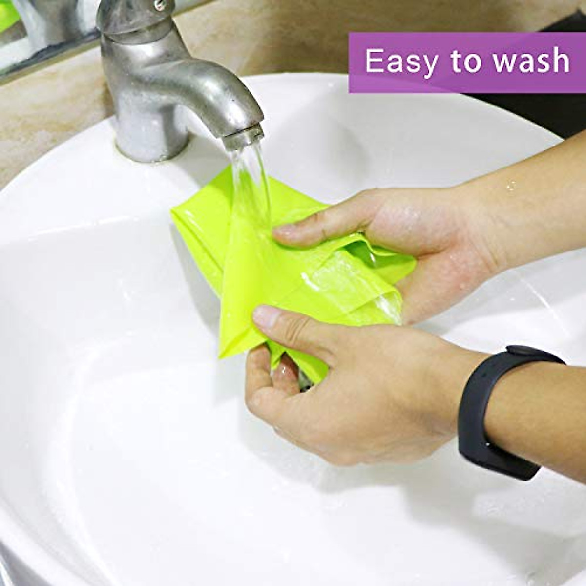 HiGift 4 Pack Silicone Mats for Crafts, Silicone Sheet for Crafts Resin Jewelry Casting Mat Pad, Waterproof Nonstick Heat-Resistant, Blue, Pink, Purple, Green (15.7'' x 11.8'' & 11.6'' x 8.3'')