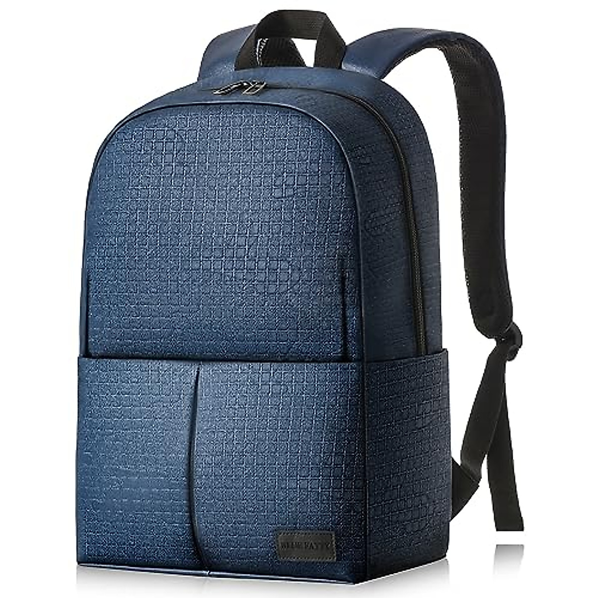 BLUEFATTY Casual Daypack Backpack Waterproof Travel Backpacks For Women Men Lightweight Backpack with Breathable Shoulder Straps for Hiking-Blue