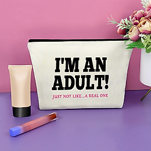 18th birthday gift for Sister Friend Makeup Bag for 18 Year Old, Teen Girls Cosmetic Bag Happy birthday gift for Daughter Granddaughter Gift Christmas Gifts Cosmetic Travel Bag