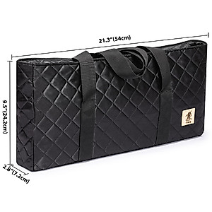 Yellow Mountain Imports Soft Case Set for American Mahjong, "Deco" (Case Only)