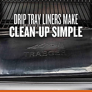Traeger Pro 575/ Pro 22 Drip Tray Liner 5-Pack,Silver