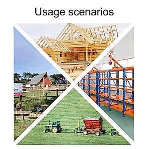 Aopin M6 x 150mm Hex Head Bolts Screws Grade 5.8 Stainless Steel, Fasteners Fully Machine Threaded SUS304 4 Pcs