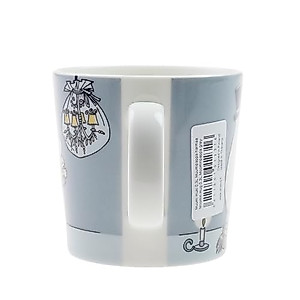 Arabia Moomin Porcelain Mug Moominpappa 0.3 L Grey