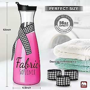 GMISUN 3 Pack 56oz Laundry Detergent Dispenser for Laundry Room Decor, Laundry Soap Dispenser for Laundry Organization and Storage, Liquid Laundry Detergent for Fabric Softener, Bleach, Powder, Beads