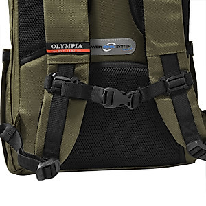 Olympia U.S.A. Hopkins 18-Inch Backpack OV, Olive, One Size