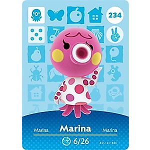 Marina - Nintendo Animal Crossing Happy Home Designer Amiibo Card - 234 by Nintendo