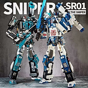 NBK Deformation Robot Toy King of Sniper Rifle Action Figure Oversized Deformed Original Gift for Kids Adults