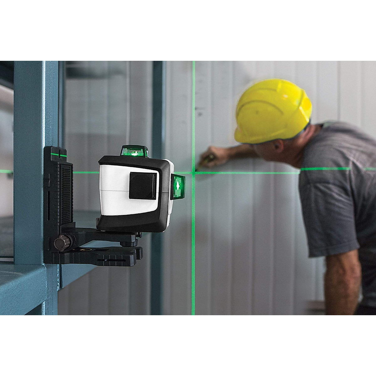 Kapro 894-04-G Green Laser Beam Detector with Clamp