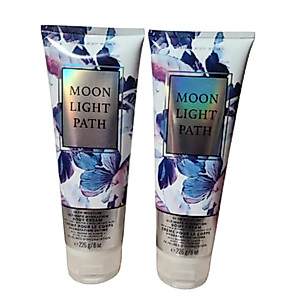 Bath and Body Works 2 Pack Moonlight Path Ultra Shea Body Cream 8 Oz.