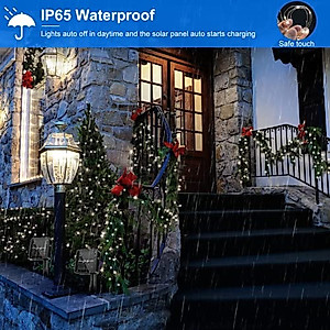 SUWITU Super-Long 78Ft 240 LEDs Solar String Lights Outdoor, Solar Fairy String Light with 8 Modes,Waterproof Copper Wire Solar Twinkle Lights for Trees Garden Yard Porch Party Xmas Decor(Cold White)