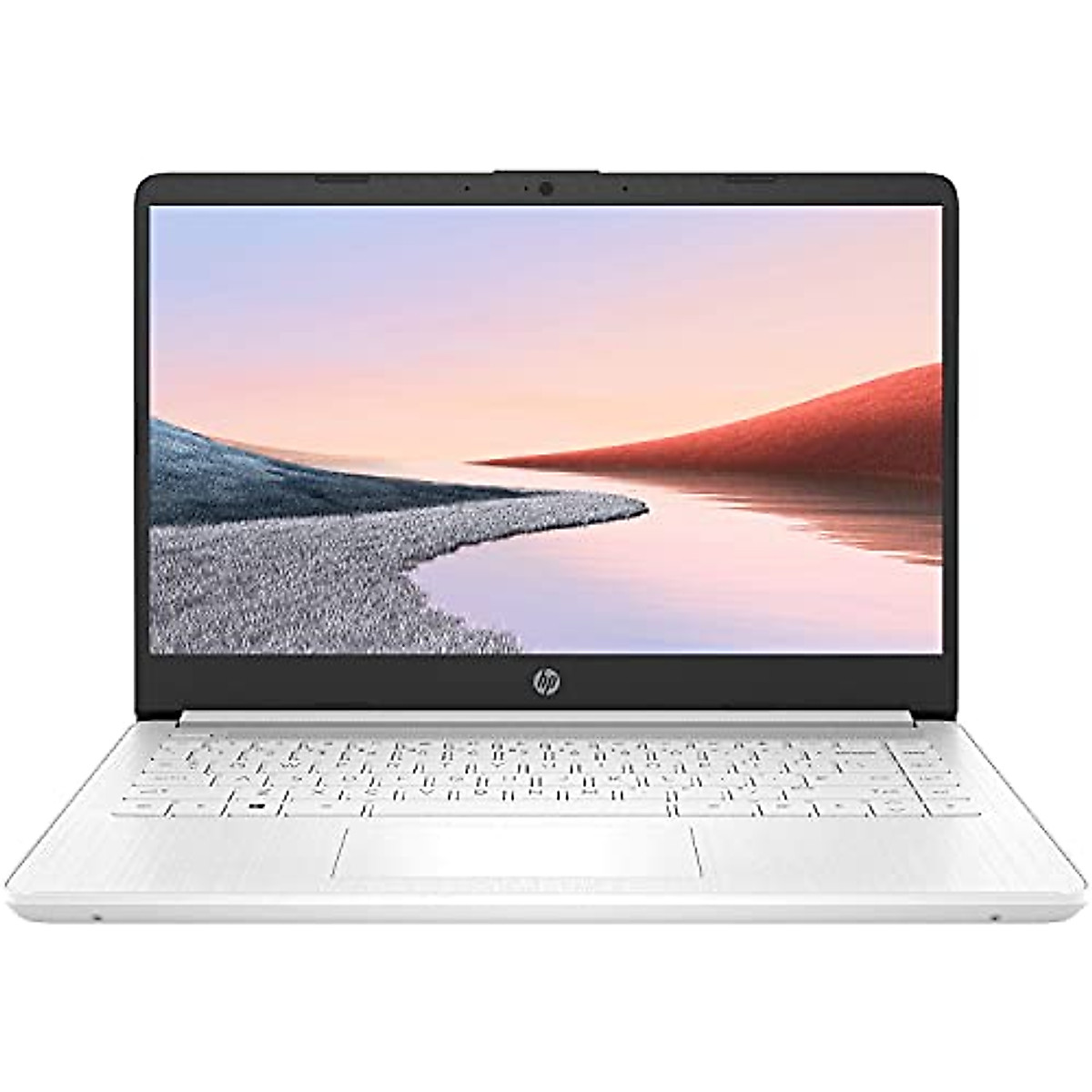 2021 Newest HP Premium 14-inch HD Laptop, Intel Dual-Core Processor Up to 2.8GHz, 4GB RAM, 64GB eMMC Storage, Webcam, Bluetooth, HDMI, Wi-Fi, White, Windows 10 with 1 Year Microsoft 365