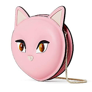 Kate Spade New York Cat Meow North South Crossbody Bag (Pink)