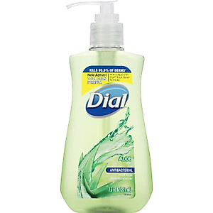 Dial Antibacterial Hand Soap, Moisturizing Aloe 7.5 oz (Pack of 4)