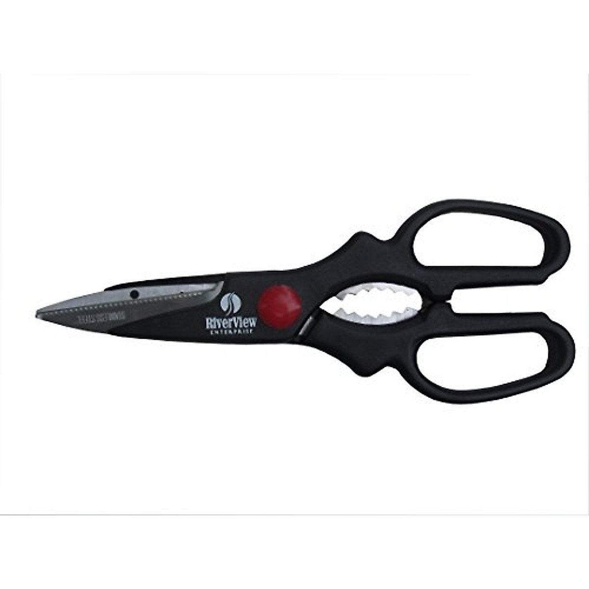 Very Sharp Multi Purpose Scissors - Reinforced Blade Shears, Left and Right Handed for kitchen sewing garden