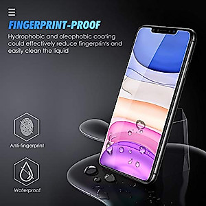 SPARIN Screen Protector Compatible with iPhone 11 / XR 6.1 inch, 4 Pack Tempered Glass with Alignment Frame
