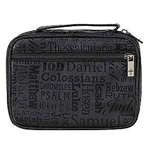 White Dove Designs Bible Cover-Books of The Bible-Compact-Black