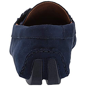 Kenneth Cole REACTION Men's Dawson Bit Driver Driving Style Loafer, Navy, 11