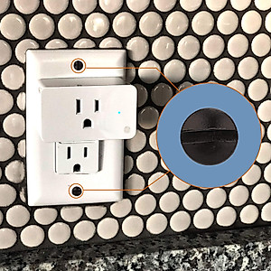 TOYMIS 100Pcs 4 Sizes 6-32 Thread Black Wall Plate Screws Outlet Cover Screws Switch Cover Screws Replacement Wall Plate Screws Electrical Screws (Black)