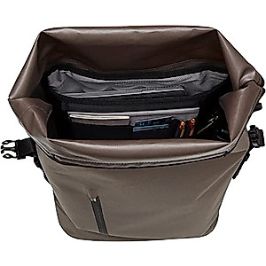 KNOMO Cromwell 15 inch Waterproof Laptop Rolltop Backpack, Water Resistant Travel Rucksack, Casual Daypack for Outdoors