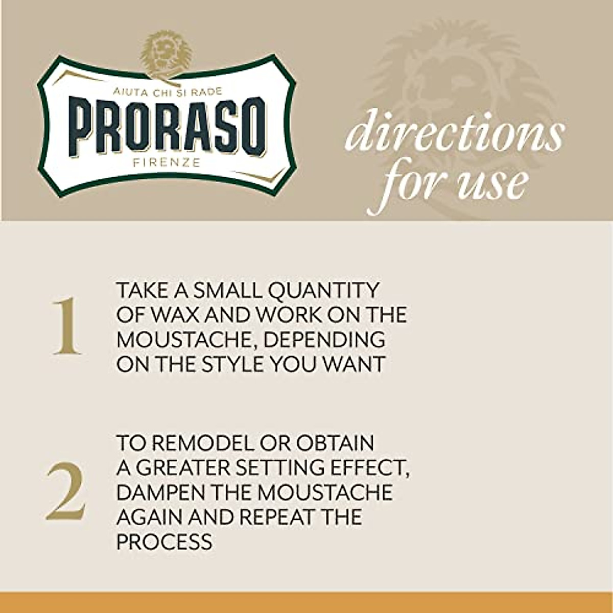 Proraso Moustache Wax, 0.5 oz (Pack of 1)