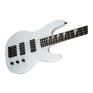 Jackson JS Series Concert Bass JS2 Electric Bass Guitar, Amaranth Fingerboard, Snow White