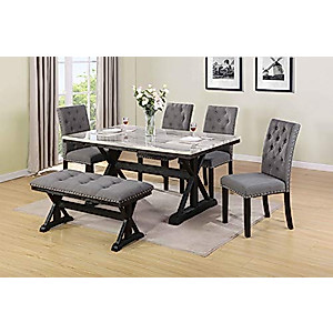 Best Quality Furniture Dining Table Only Gray