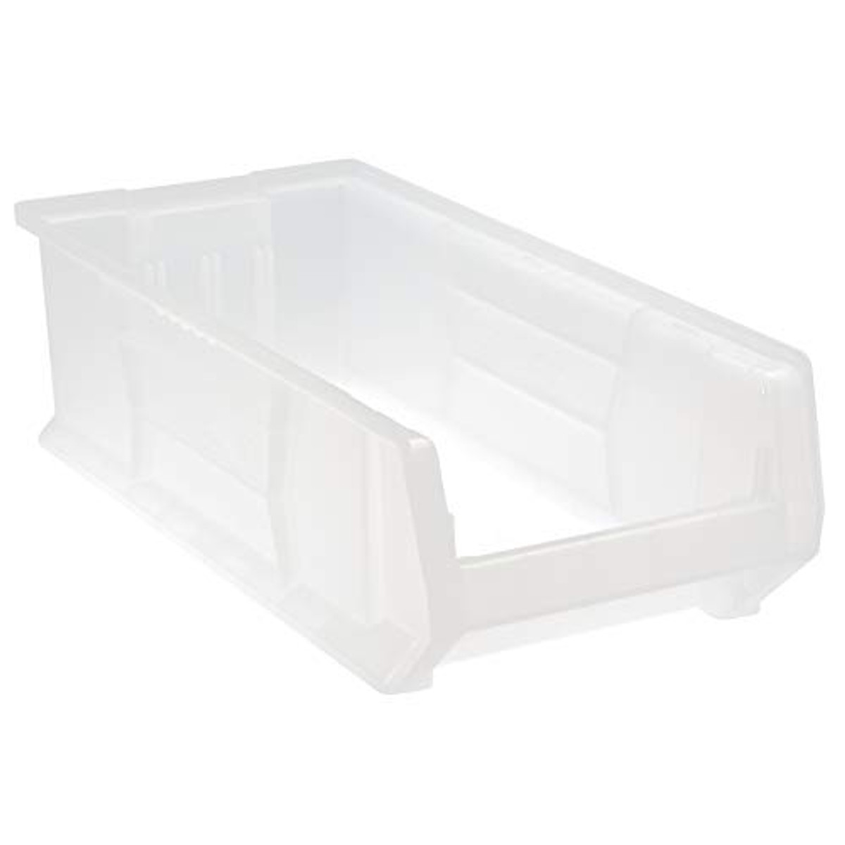 QUANTUM STORAGE SYSTEMS K-QUS952CL-1 Plastic Storage Stacking Hulk Container, 23-7/8 inch x 11 inch x 7 inch, Clear