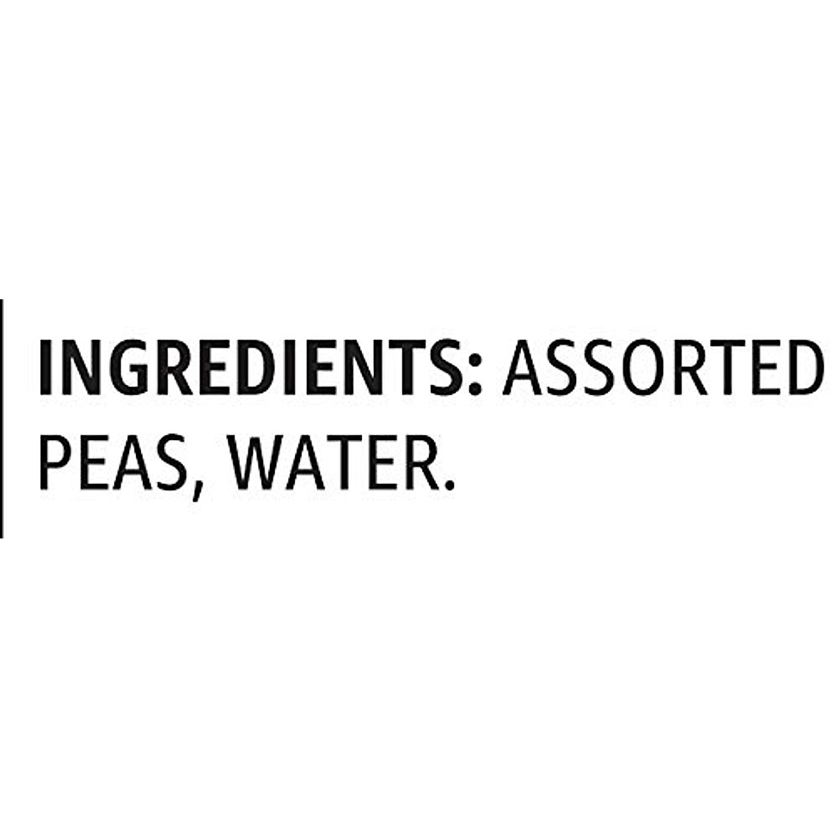 Amazon Brand - Happy Belly Sweet Peas, No Salt Added, 15 Ounce