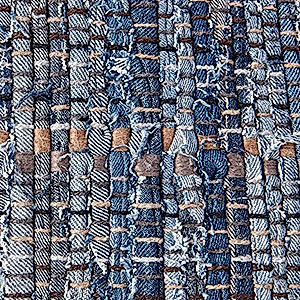 Christopher Knight Home Harris Fabric Pouf, Denim