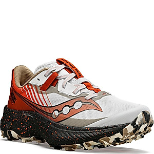 Saucony Women's Endorphin Edge Hiking Shoe, Fog/Zenith, 9.5