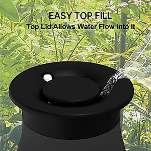 Reptile Humidifiers Mister, 5L Foldable Tank Reptile Misting System,Automatic Mister for Reptiles with Silent Pump & Adjustable Nozzle for Lizard/Snake/Tortoise/Fog/Gecko/Chameleon Terrarium Mister