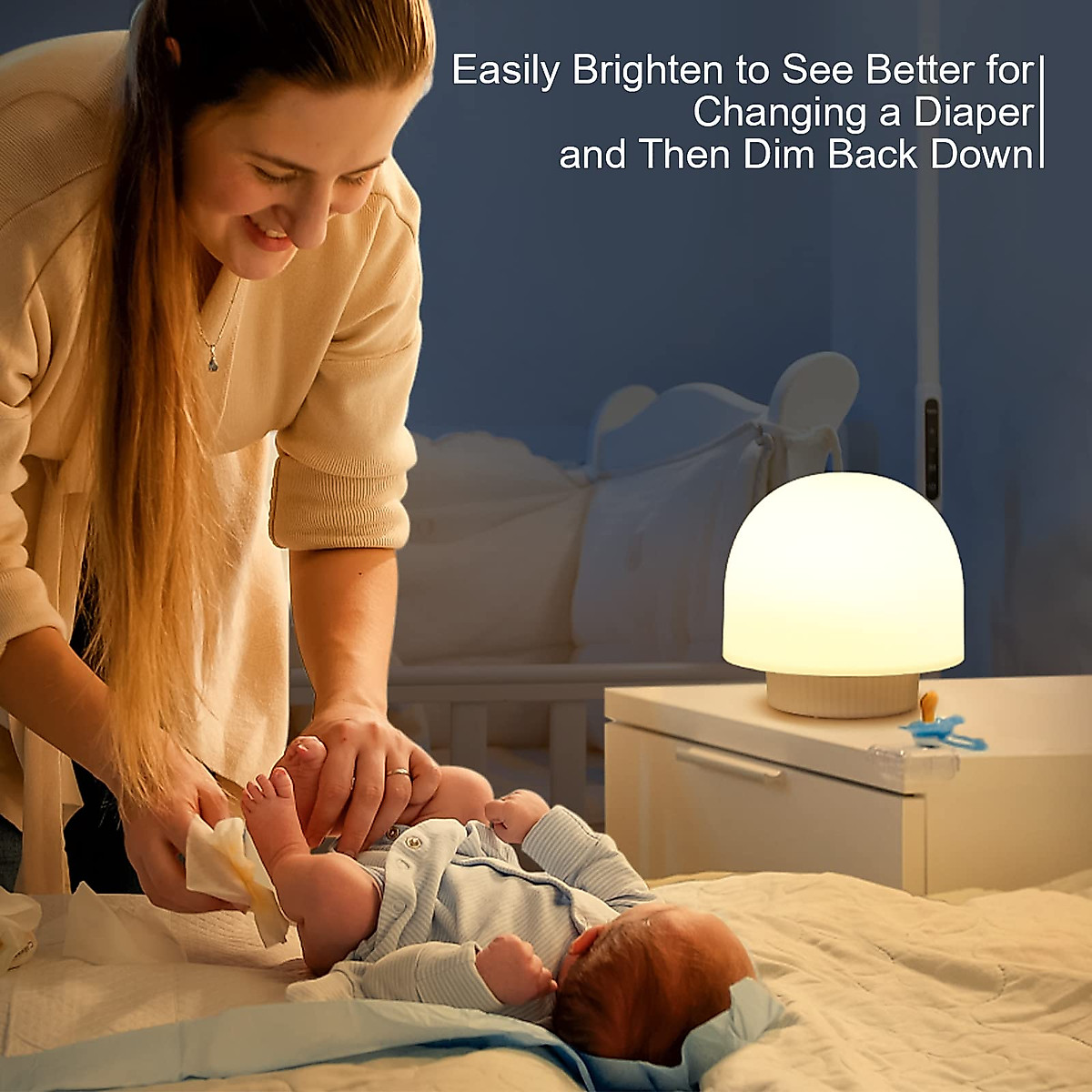 Night Light for Kids LED Night Light Lamp Portable Nightlights for Kids Room with Remote Control Rechargeable Kids Night Lights for Bedroom Camping Lights, Bedside Lamps for Nursery Girls Boys Gift