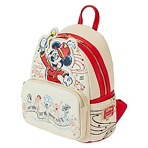 Loungefly Disney Mickey Musician Disney 100 Anniversary Mini-Backpack, Amazon Exclusive