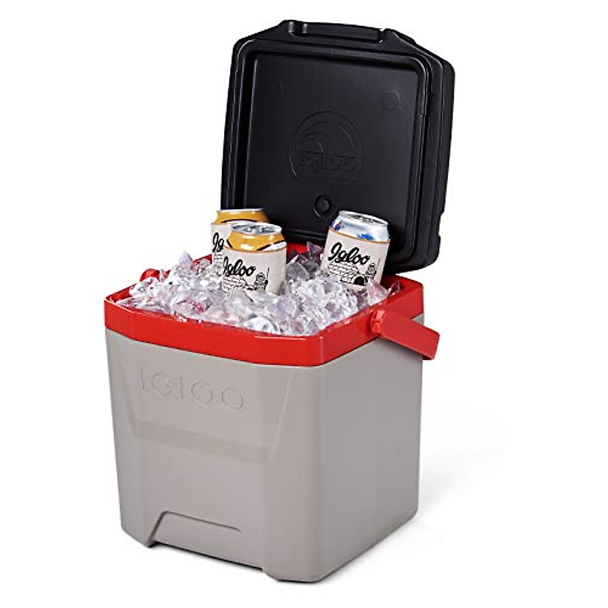Igloo Quantum Cooler, Sandstone/Blaze Red/Black, 12 quart