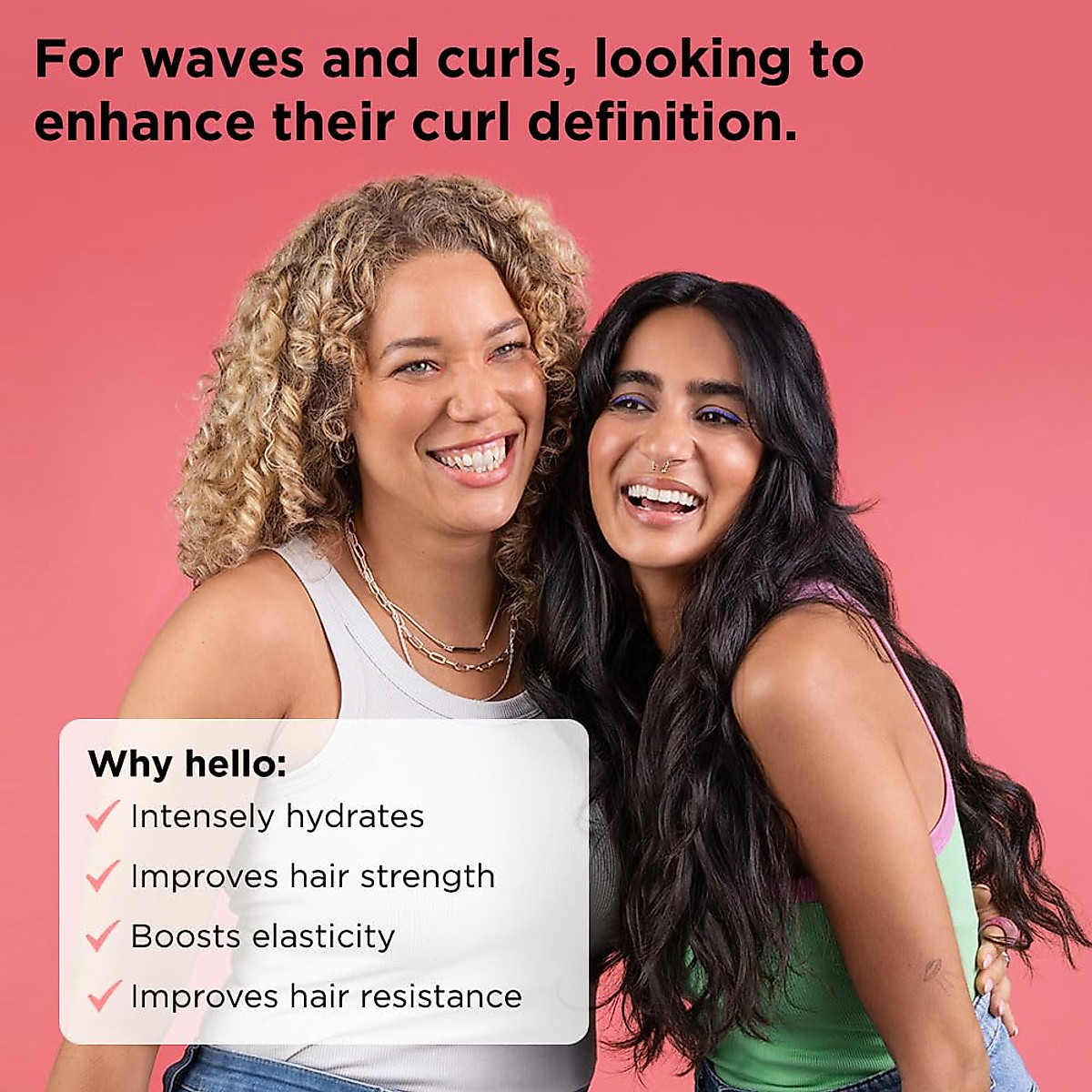 Noughty 97% Natural Wave Hello Curl Butter 3-in-1 Treatment, Moisturising Hair Mask, Leave-In Conditioner and Post Shampoo Conditioning Wash, Sulphate Free Vegan Haircare 300ml