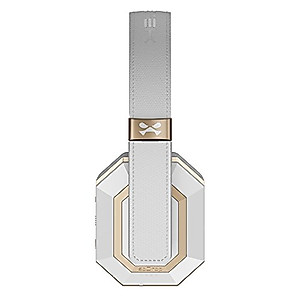 Ghostek soDrop Pro Wireless Headphones Headset Active Noise Canceling HD Hi-Def Audio Technology Hi-Fi Stereo Crystal Clear Sound Enhanced Foldable Built in Microphone (White)