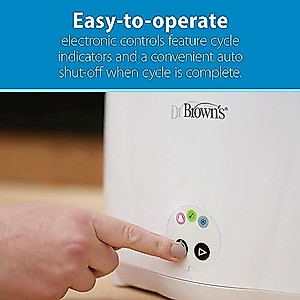 Dr. Brown’s Natural Flow MilkSPA Breastmilk and Bottle Warmer with Dr. Brown’s Deluxe Electric Sterilizer for Baby Bottles and Other Baby Essentials