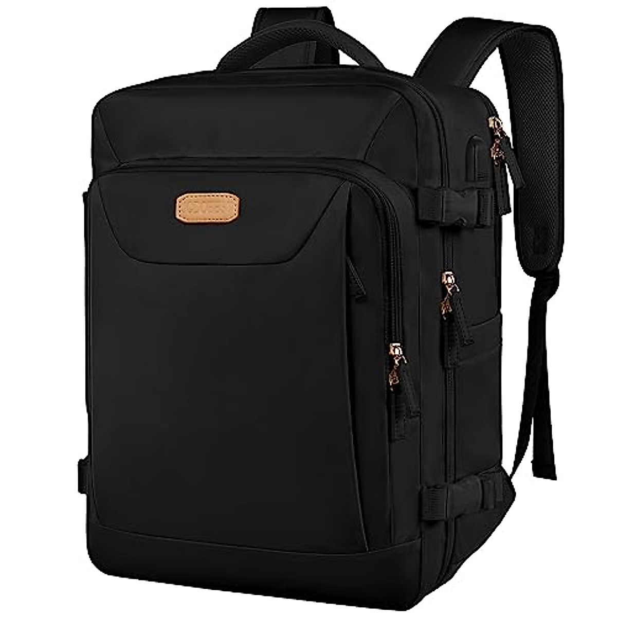 Large Travel Backpack, TSA Flight Approved Carry On Backpack for Men & Women, Large Daypack Hiking Backpack with USB Charging Port, Lightweight Daypack Business College Weekender Overnight Bag